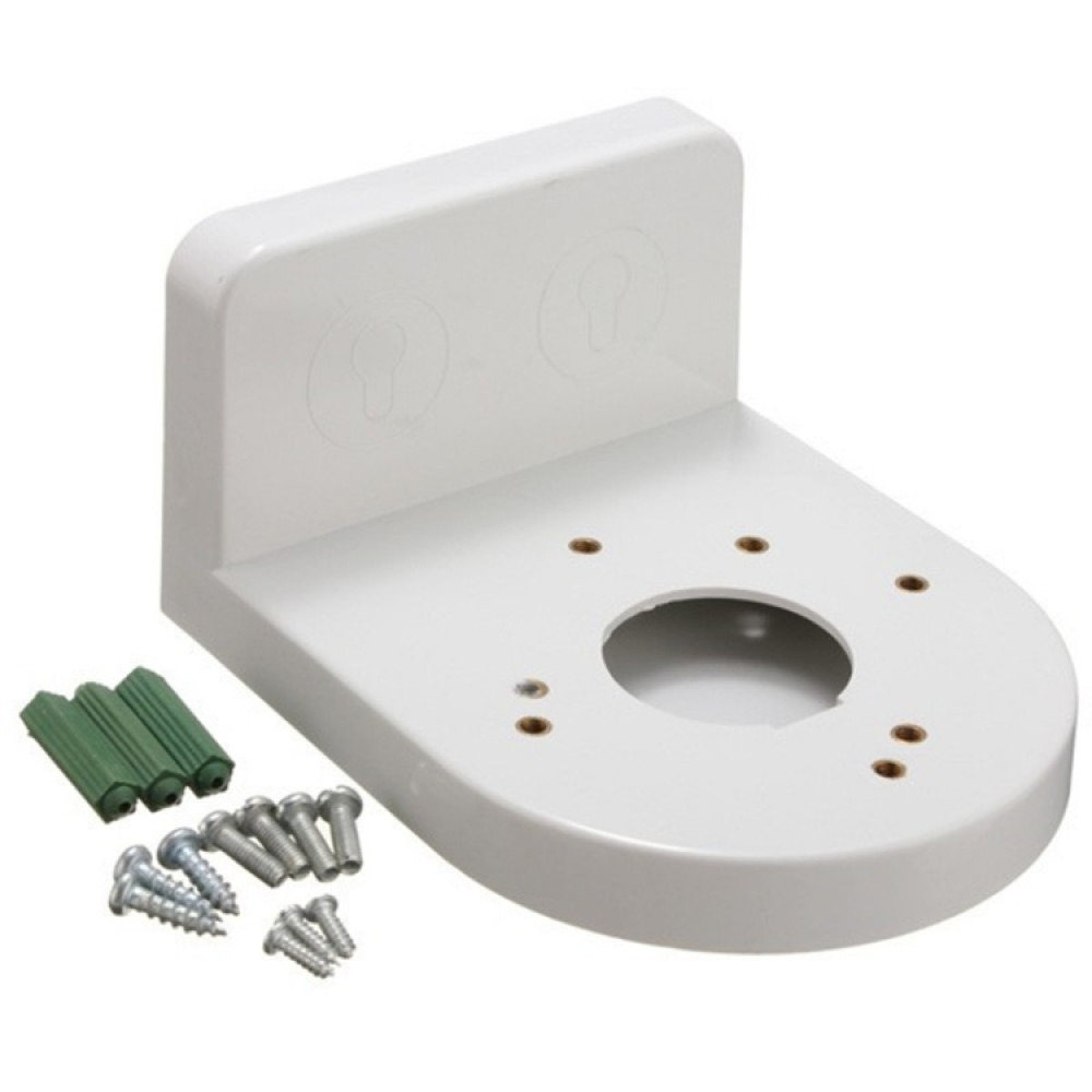 L-Type 3.5 inch Plastic Right Angle Bracket Wall Mount for CCTV Dome IP ...